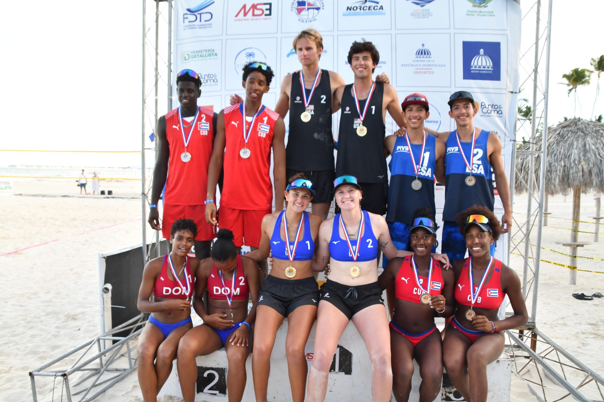 Keeter/Barnes of the United States Win the U23 Tour in Punta Cana – NORCECA