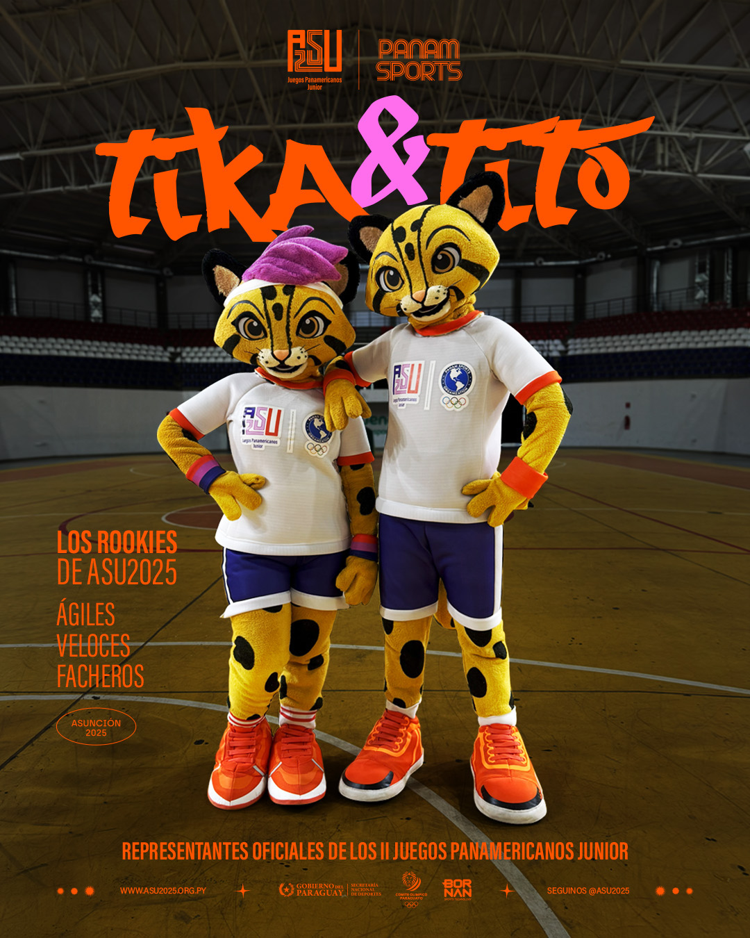 Tito and Tika: Asunción 2025 Unveils the Official Mascots of the Junior Pan American Games – NORCECA